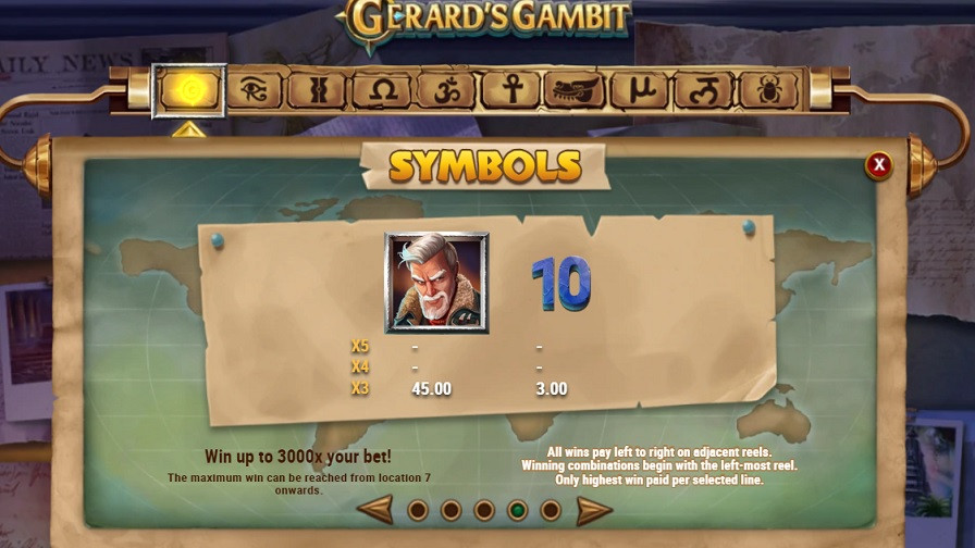 Gerard's Gambit Slot | Play At PartyCasino